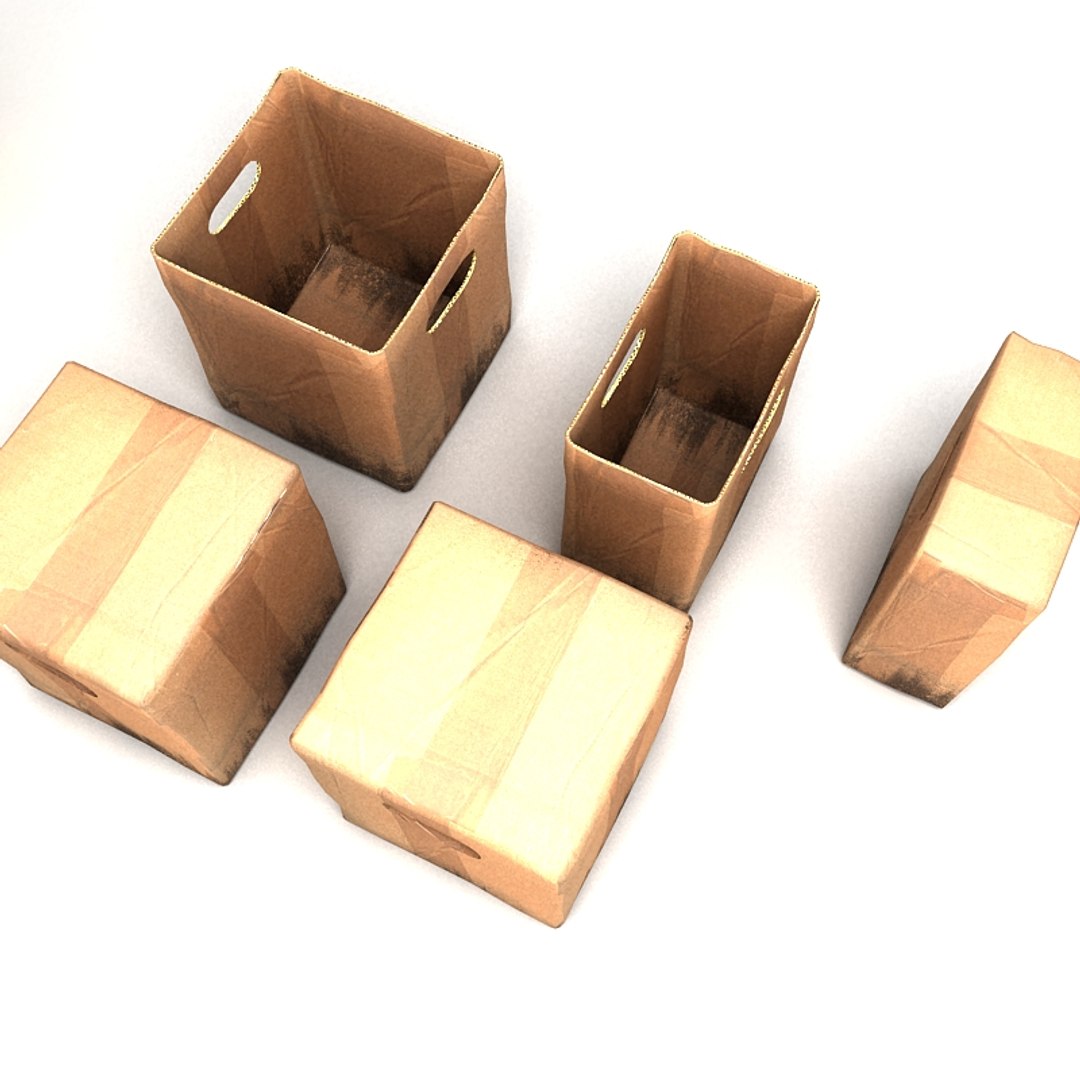3ds max paper box