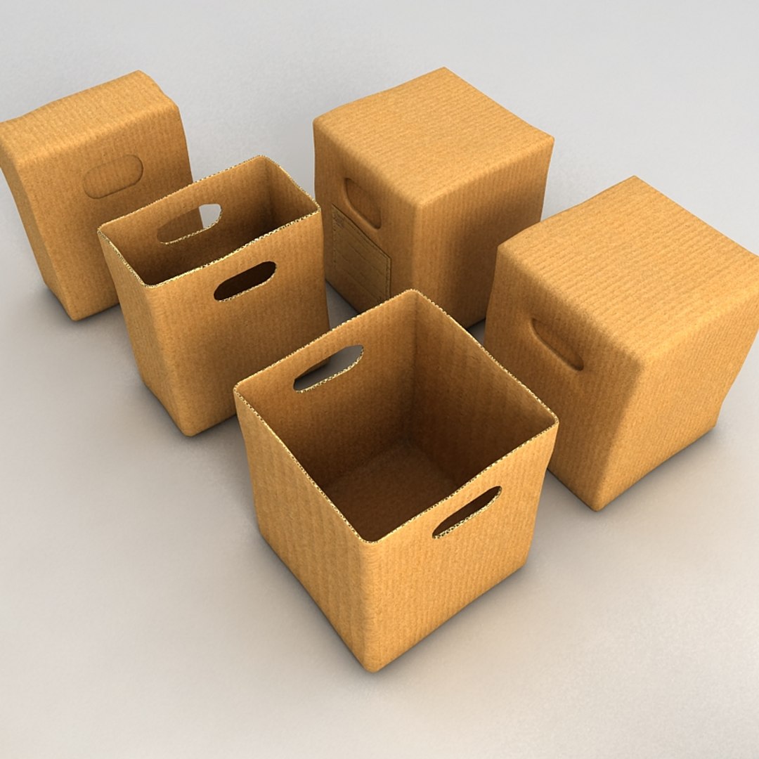 3ds max paper box