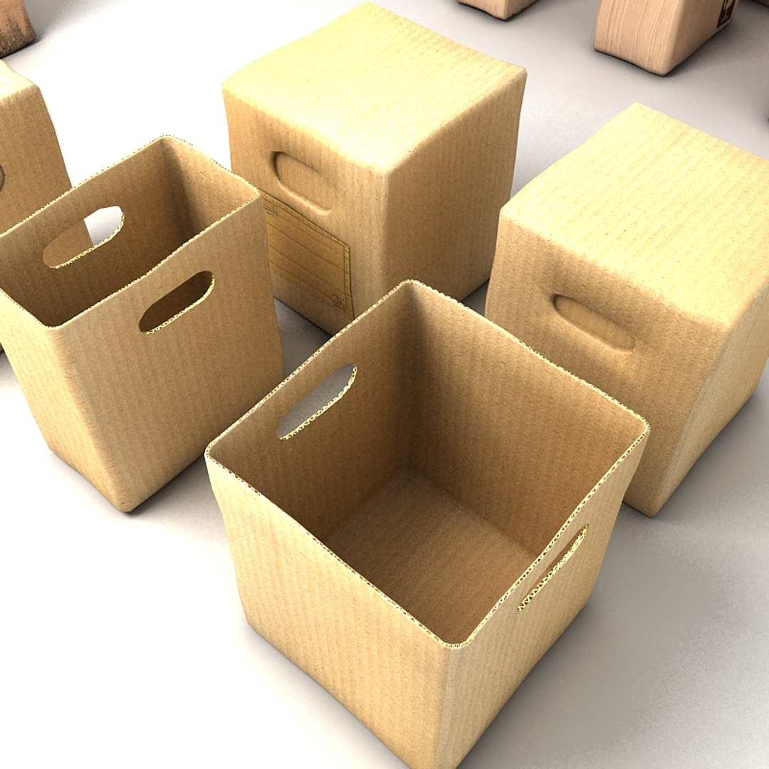 3ds max paper box