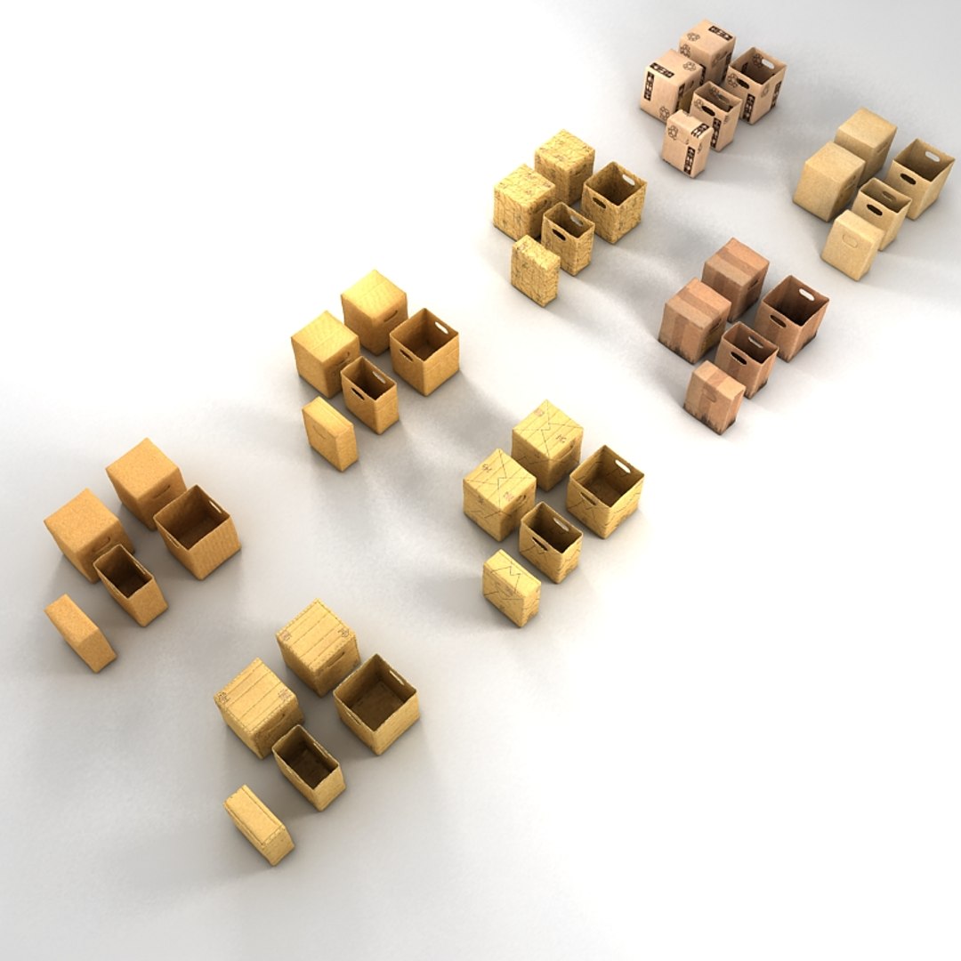 3ds max paper box