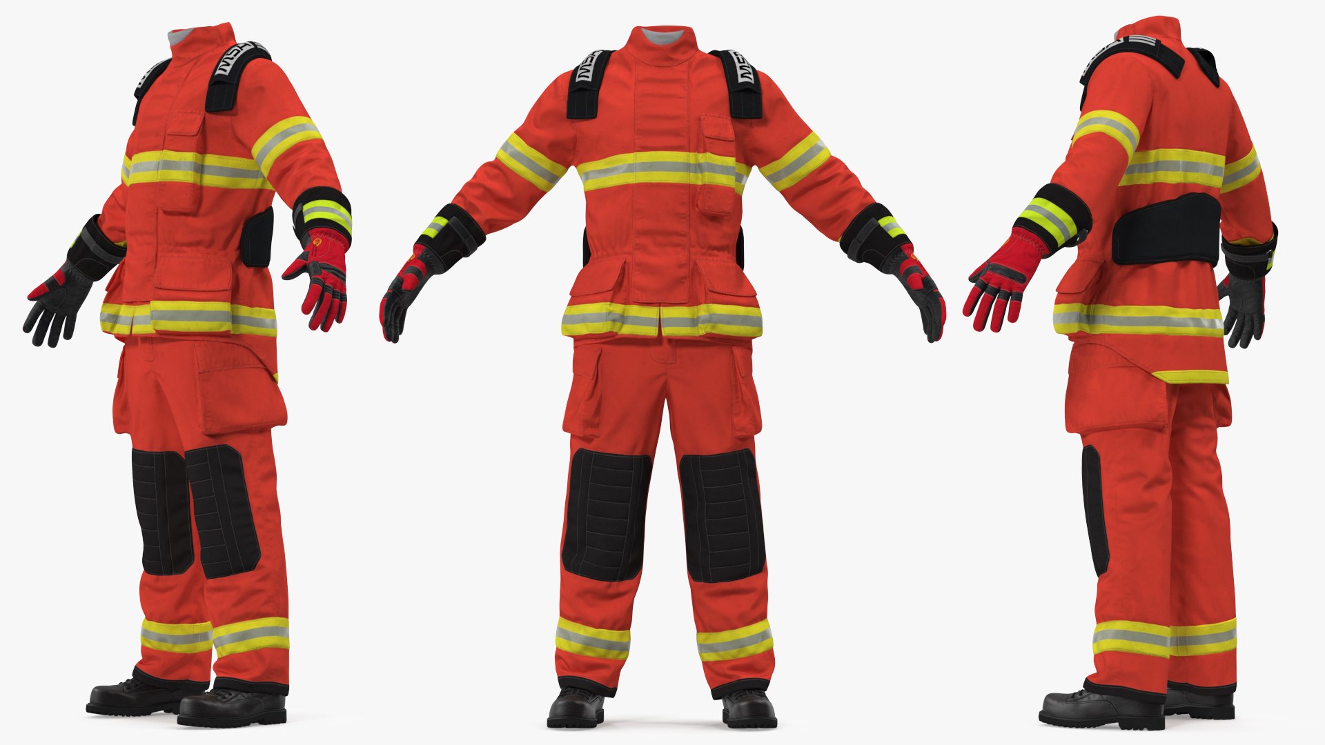 3D firefighting suit model - TurboSquid 1684873