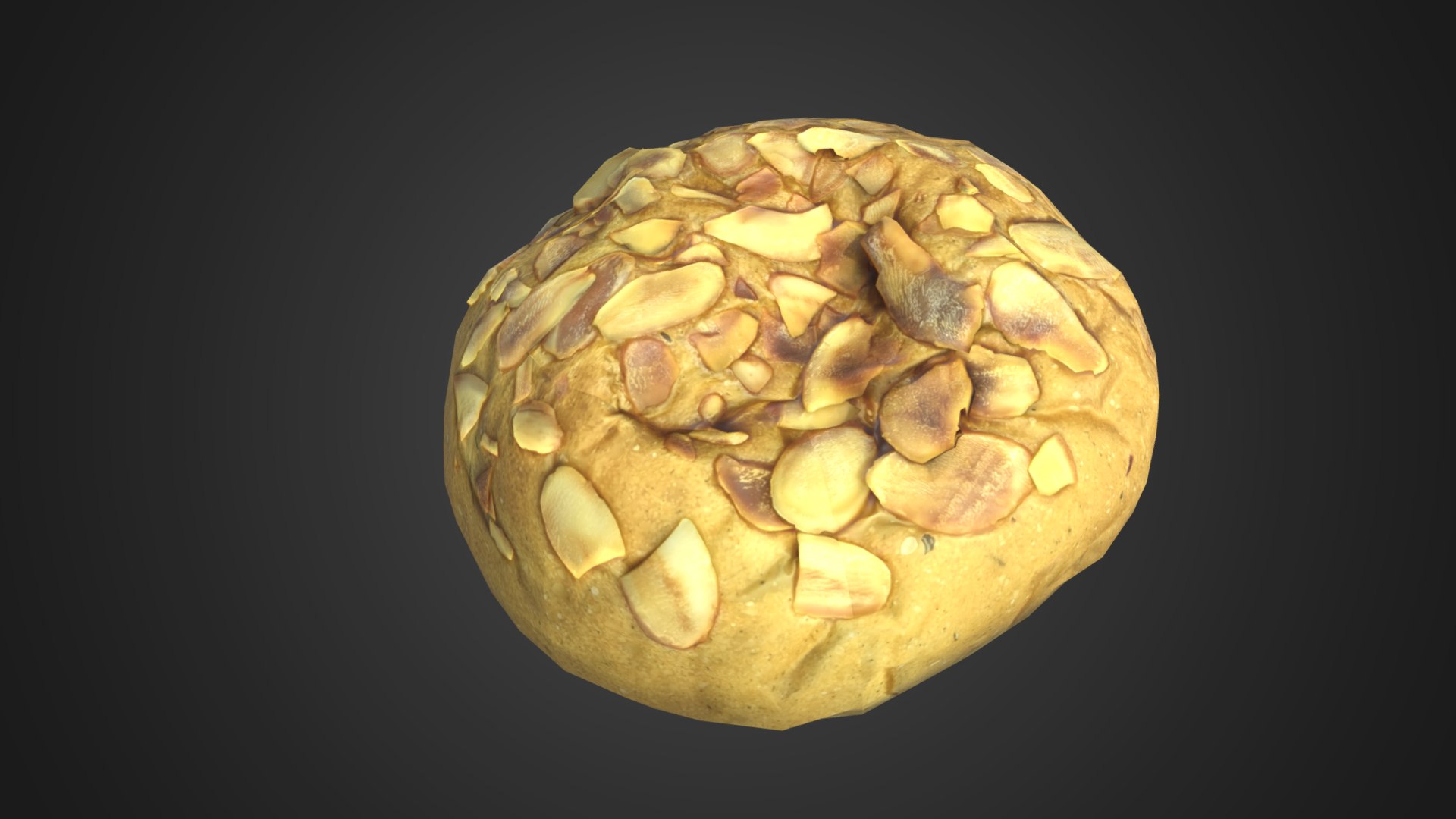 3D Game Ready Almond Bread model - TurboSquid 2014556