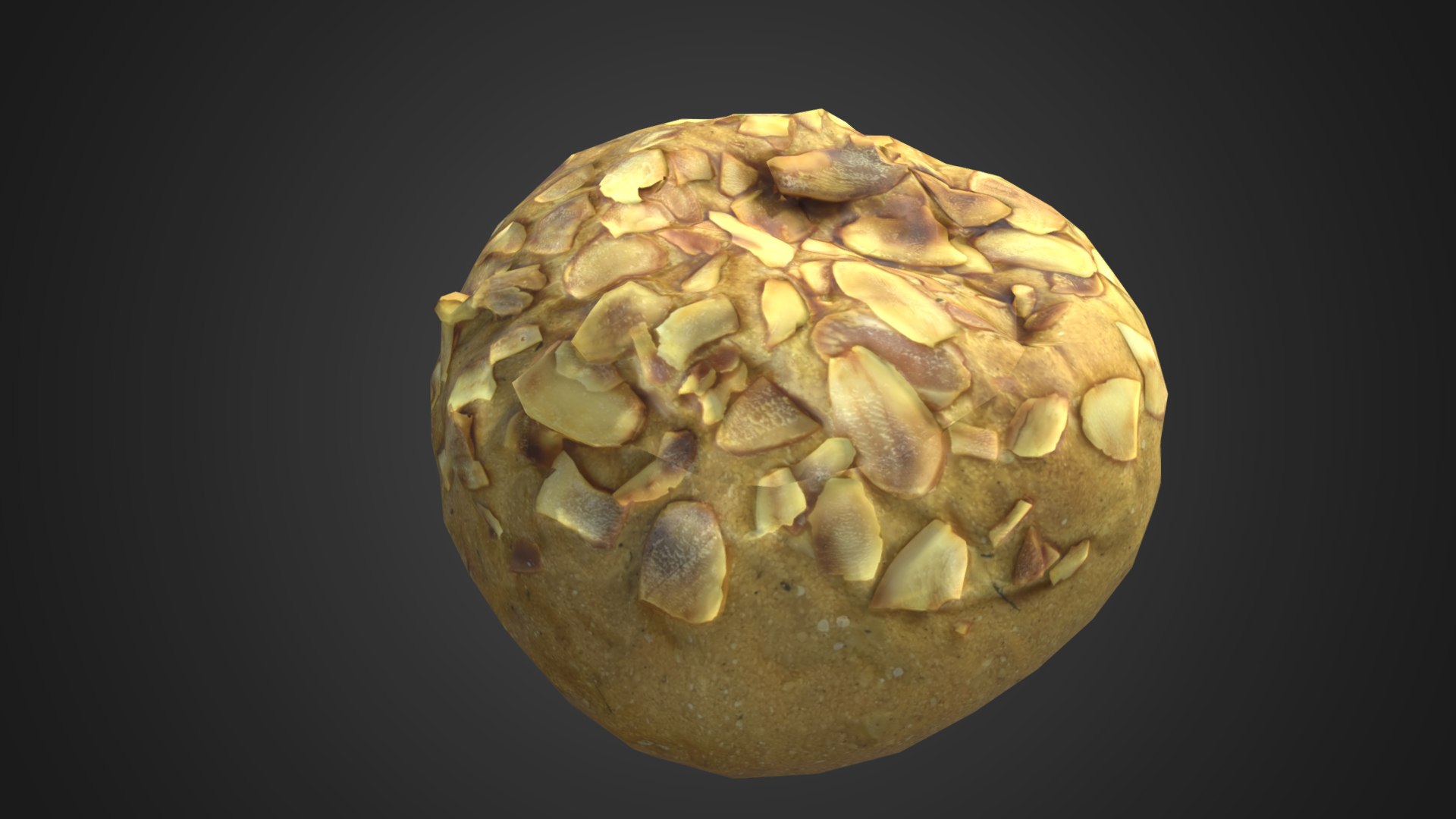 3D Game Ready Almond Bread model - TurboSquid 2014556