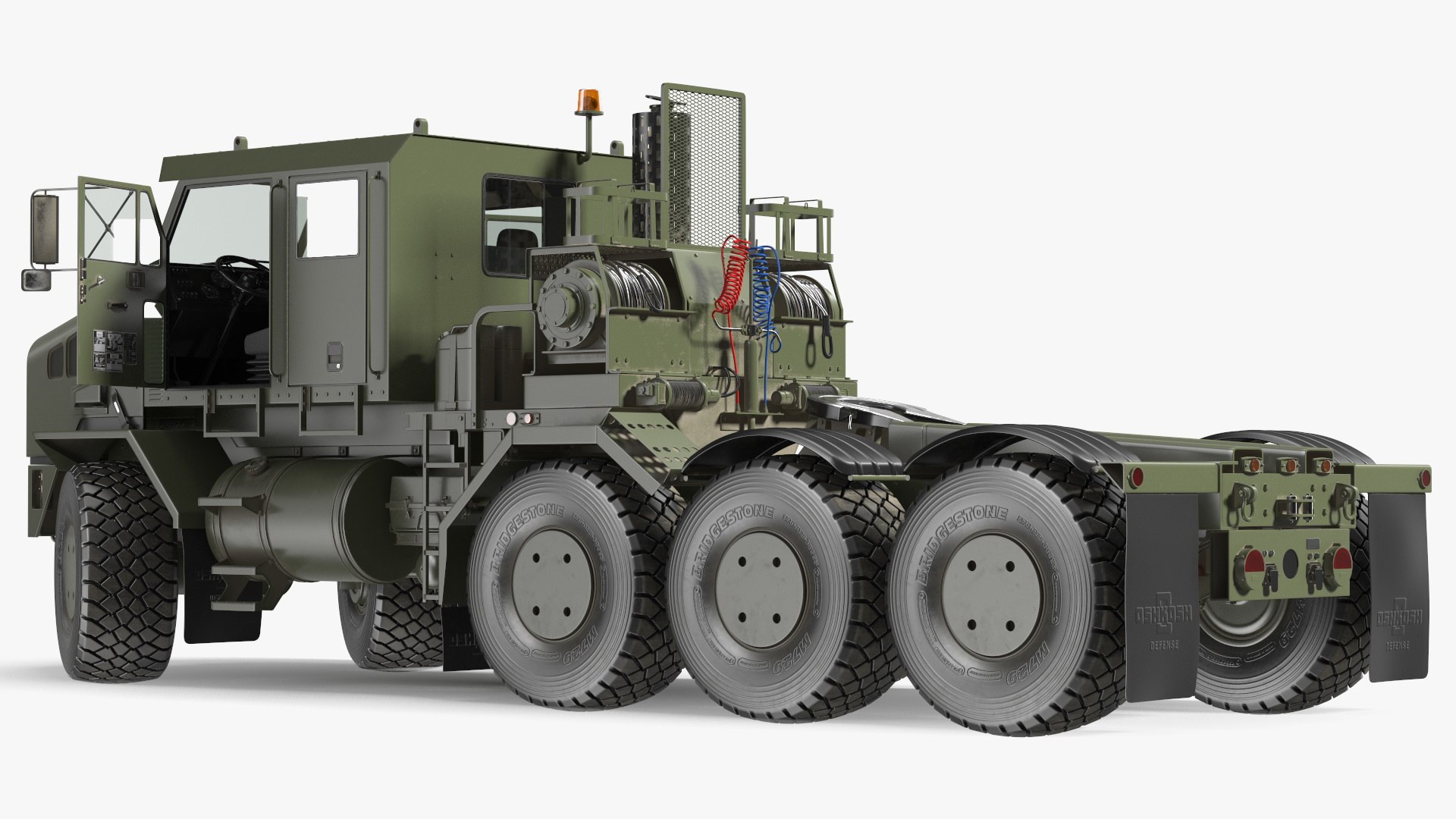3D Military Transporter Oshkosh Global HET A1 Rigged - TurboSquid 1998229