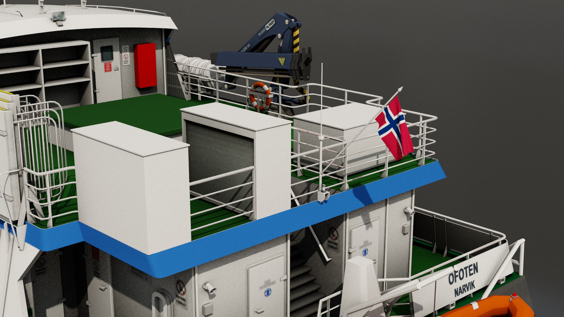 Highseed Passenger Craft 3D model - TurboSquid 2175095