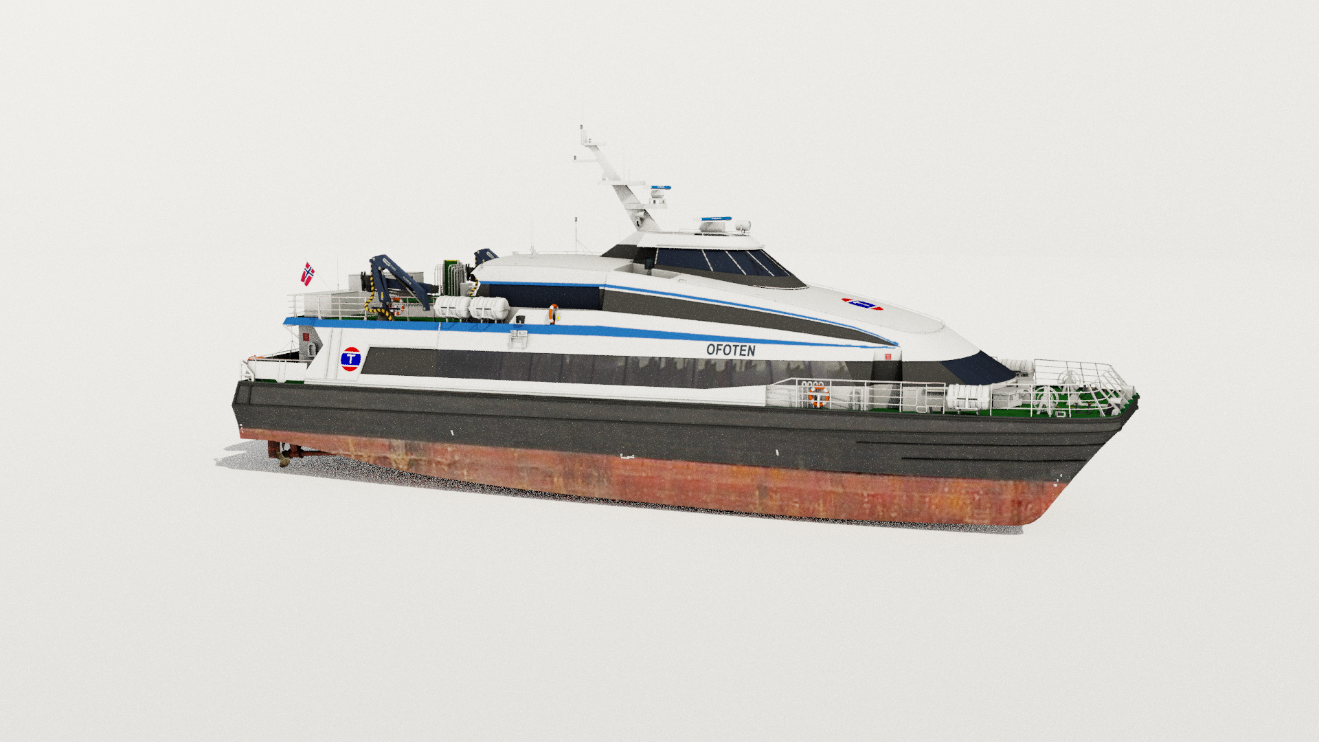 Highseed Passenger Craft 3D model - TurboSquid 2175095