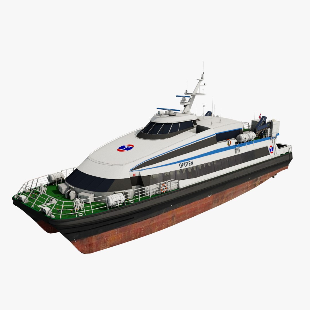 Highseed Passenger Craft 3D model - TurboSquid 2175095
