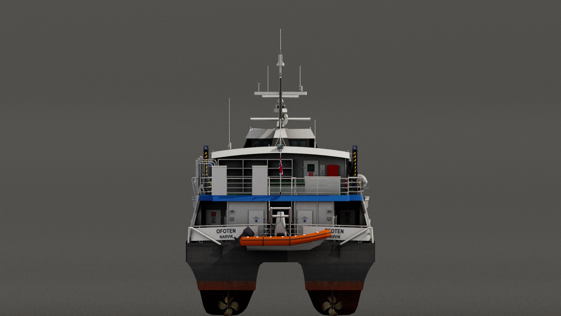 Highseed Passenger Craft 3D model - TurboSquid 2175095