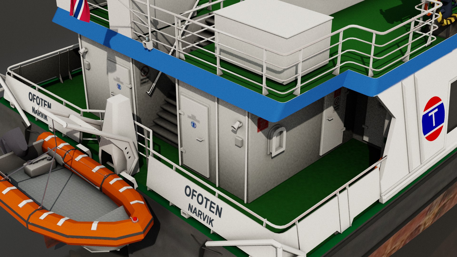 Highseed Passenger Craft 3D model - TurboSquid 2175095