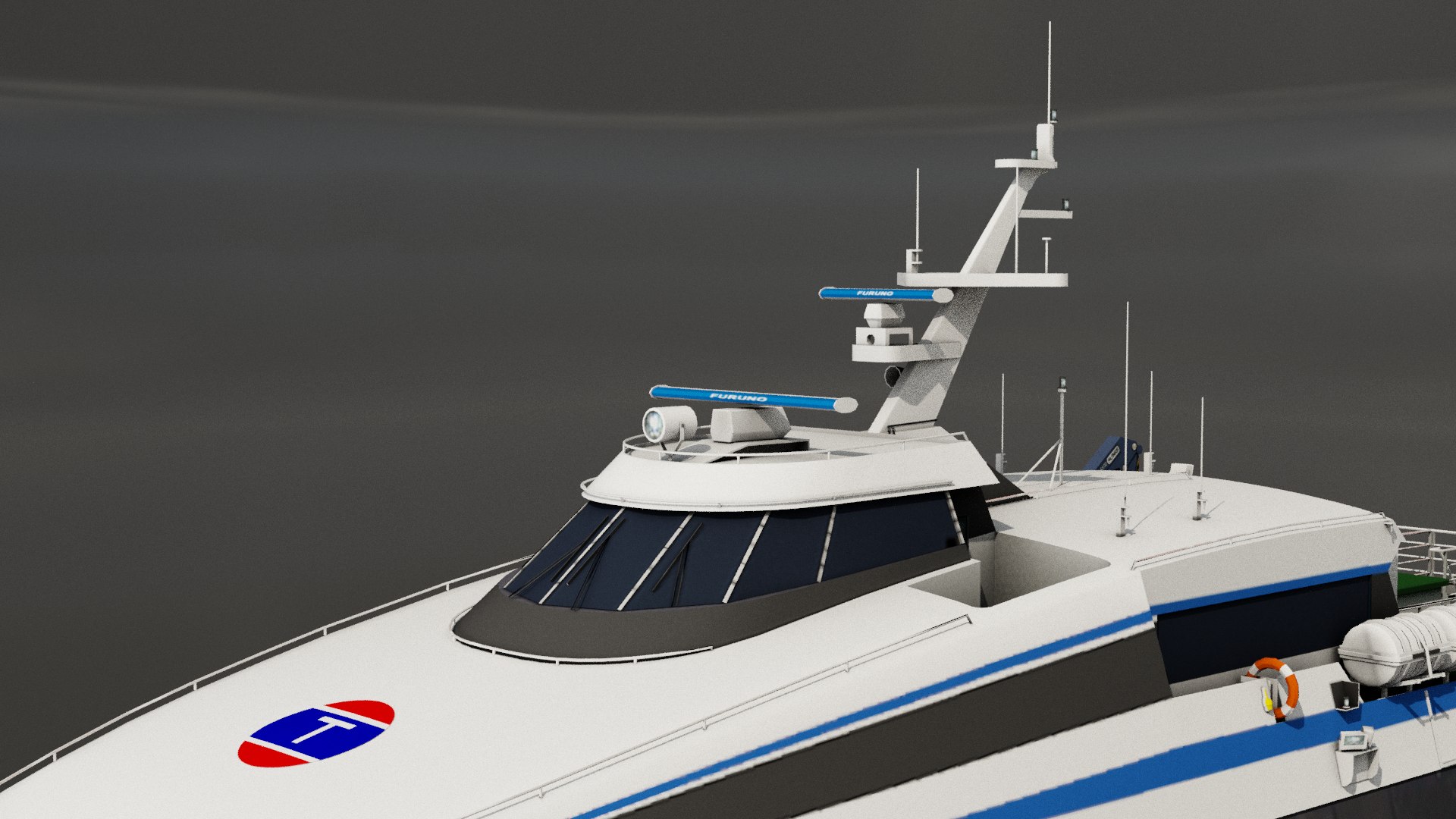 Highseed Passenger Craft 3D model - TurboSquid 2175095