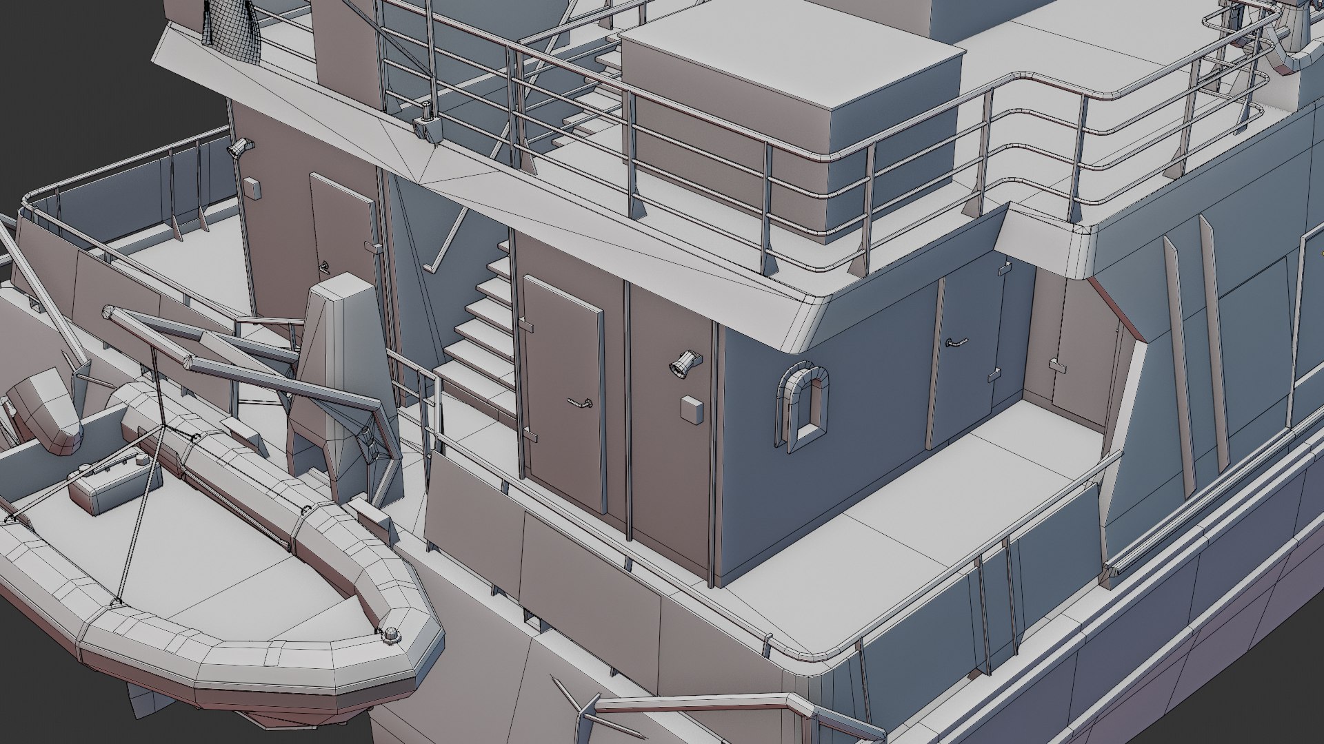 Highseed Passenger Craft 3D model - TurboSquid 2175095