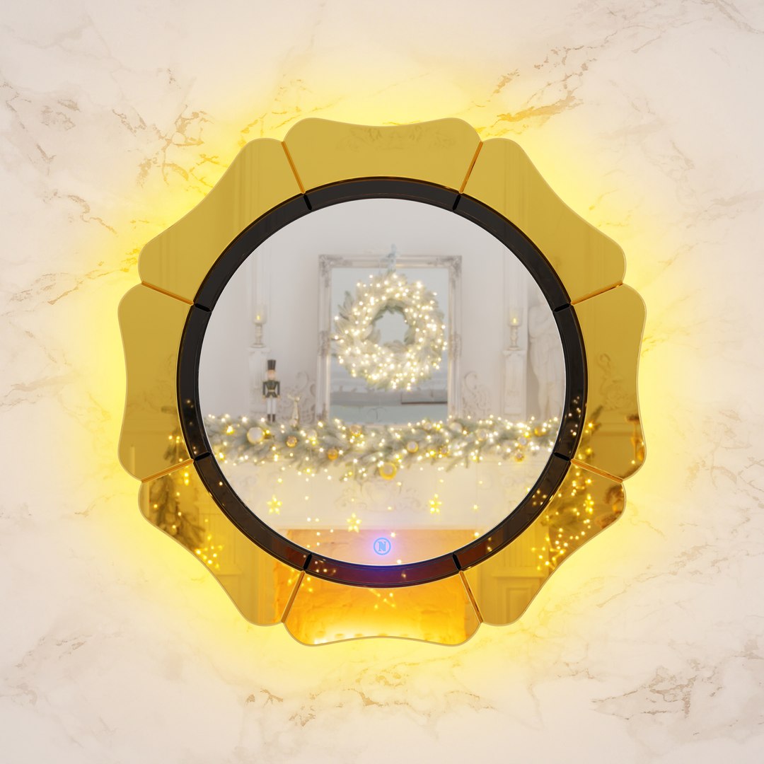 Gerber Art LED Bathroom Mirror 3D Model - TurboSquid 2334535