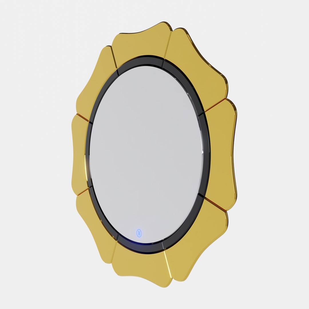 Gerber Art LED Bathroom Mirror 3D Model - TurboSquid 2334535
