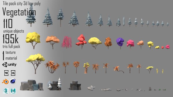 3D model Vegetation 1 - TurboSquid 1827966