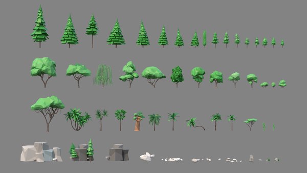 Free Cartoon Tree Blender Models for Download | TurboSquid