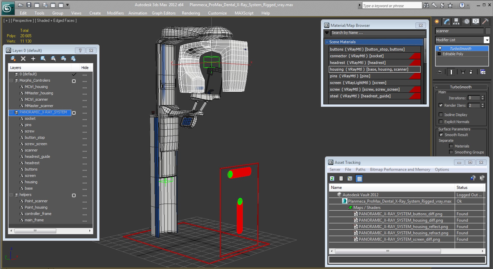 3D Model Planmeca Promax Dental X-ray - TurboSquid 1294218