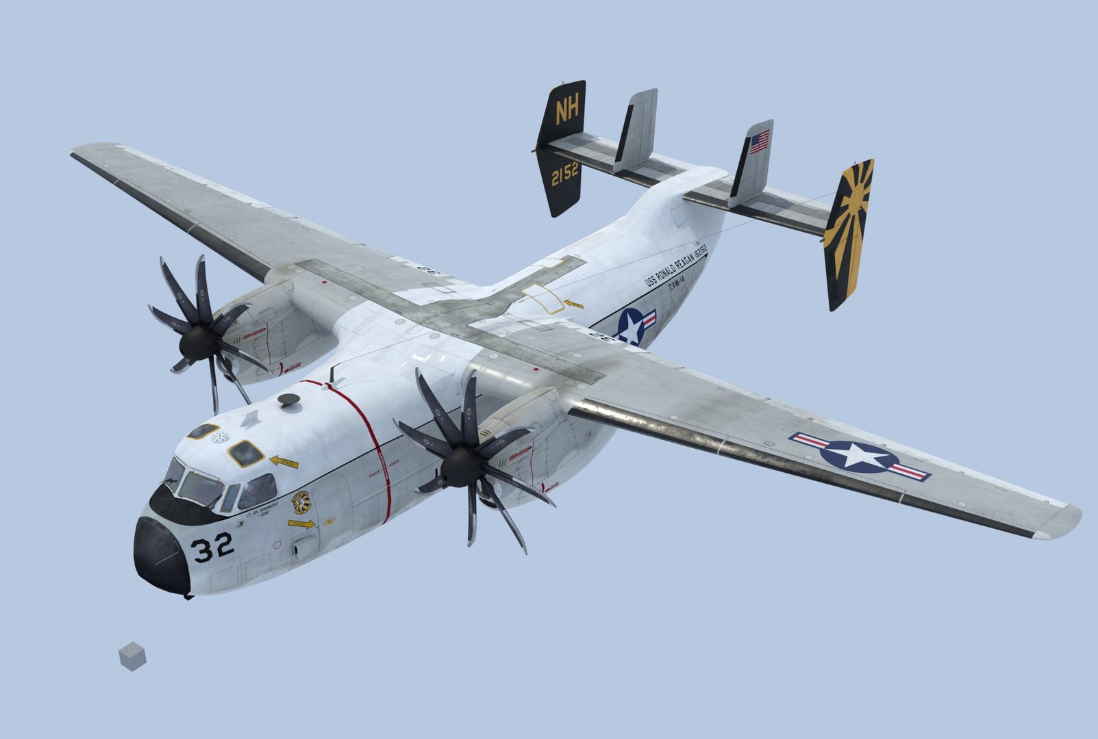 C-2a Greyhound 3d Model