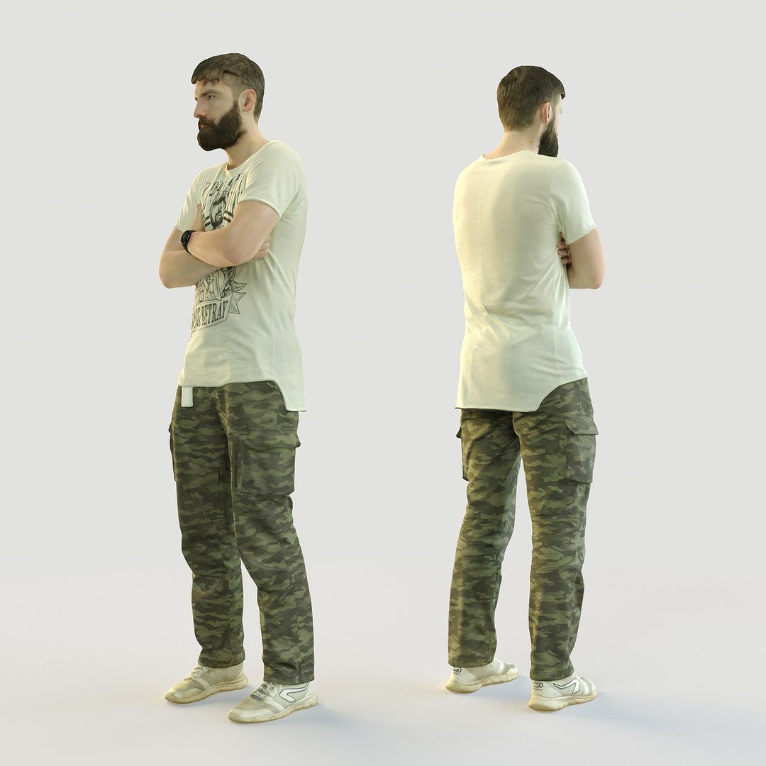 Scan Man 14 Model - TurboSquid 1549695