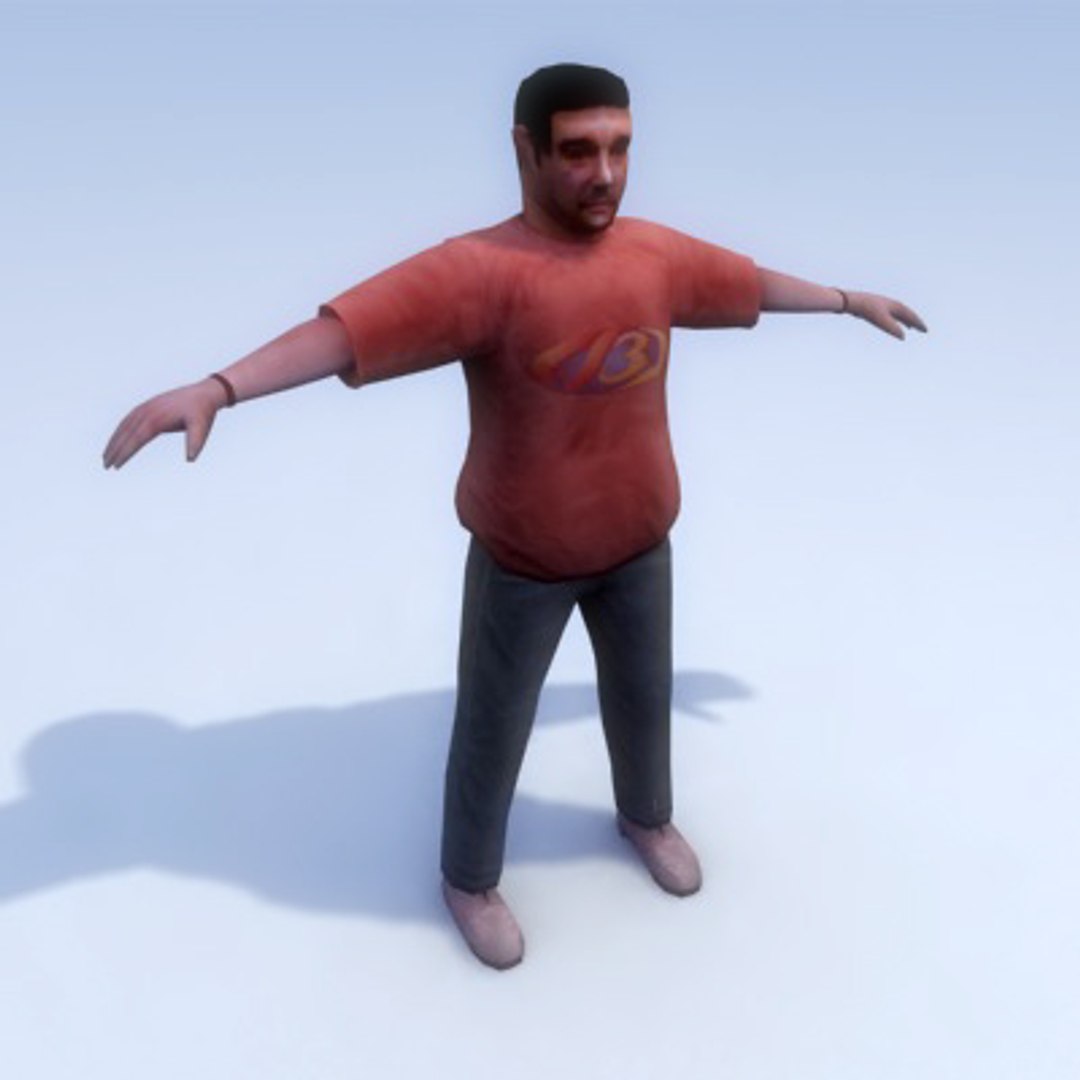 3d Human Rigged