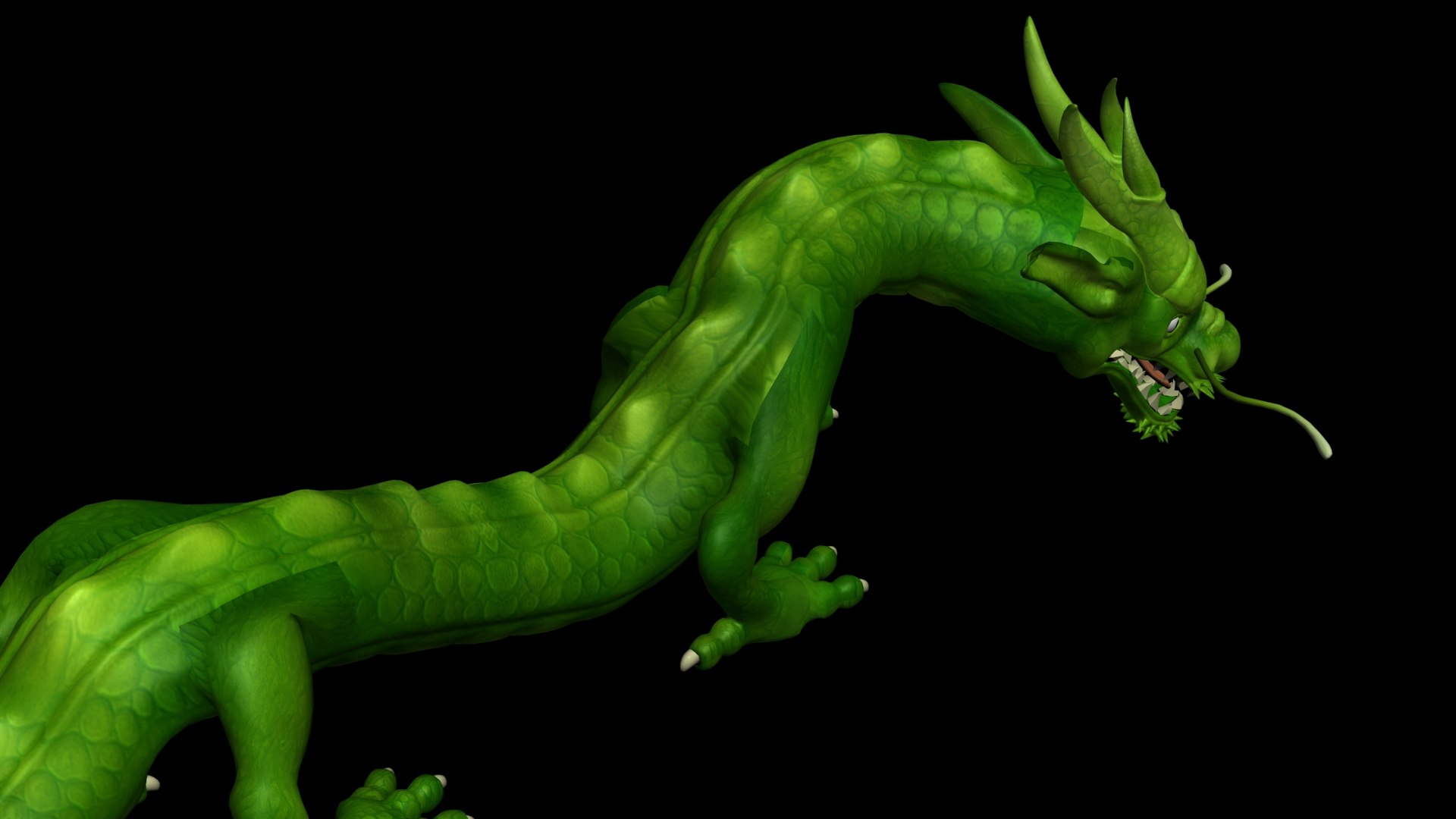 GREEN DRAGON RIG FINAL 3D model - TurboSquid 2032948