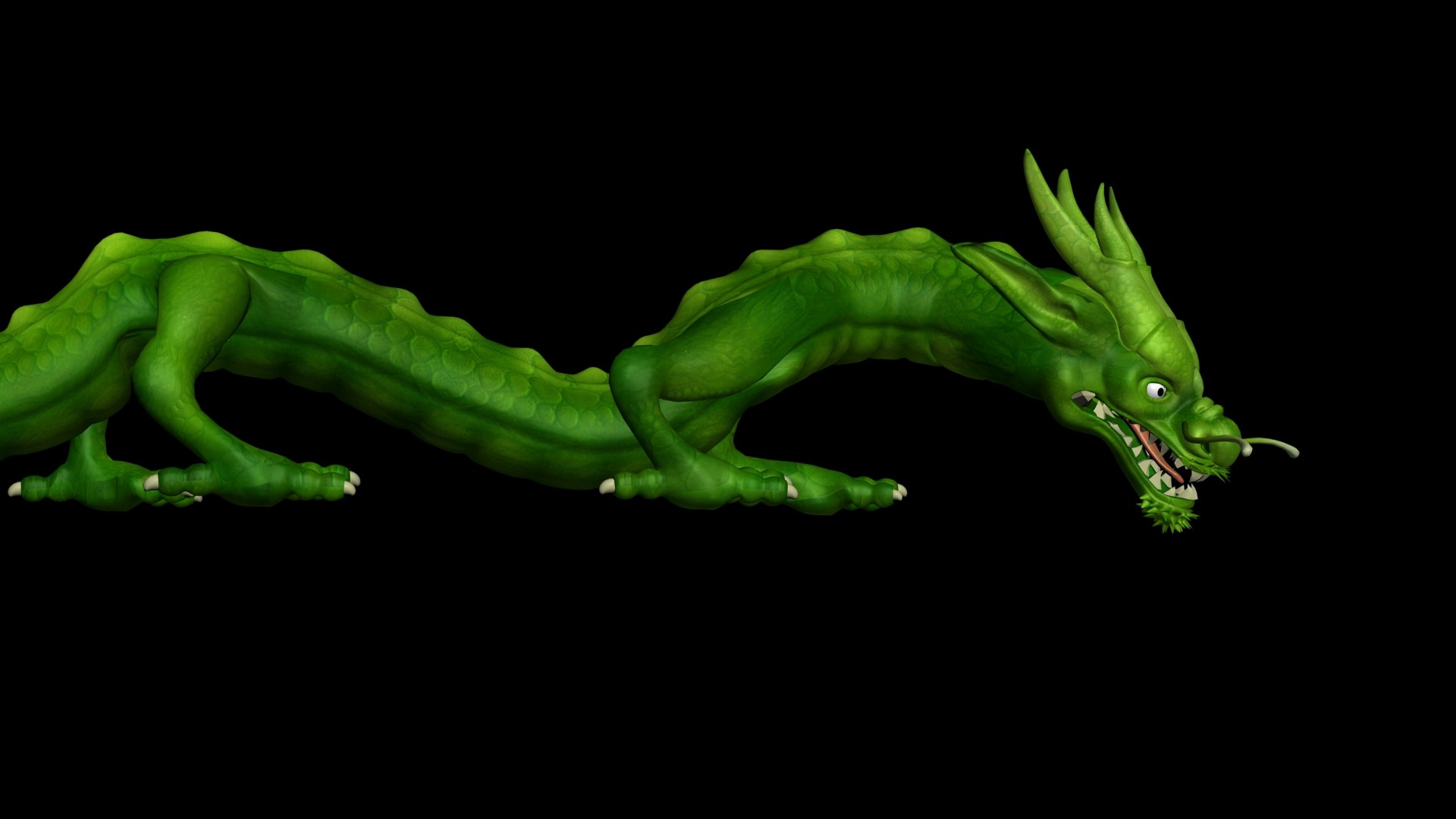 GREEN DRAGON RIG FINAL 3D model - TurboSquid 2032948