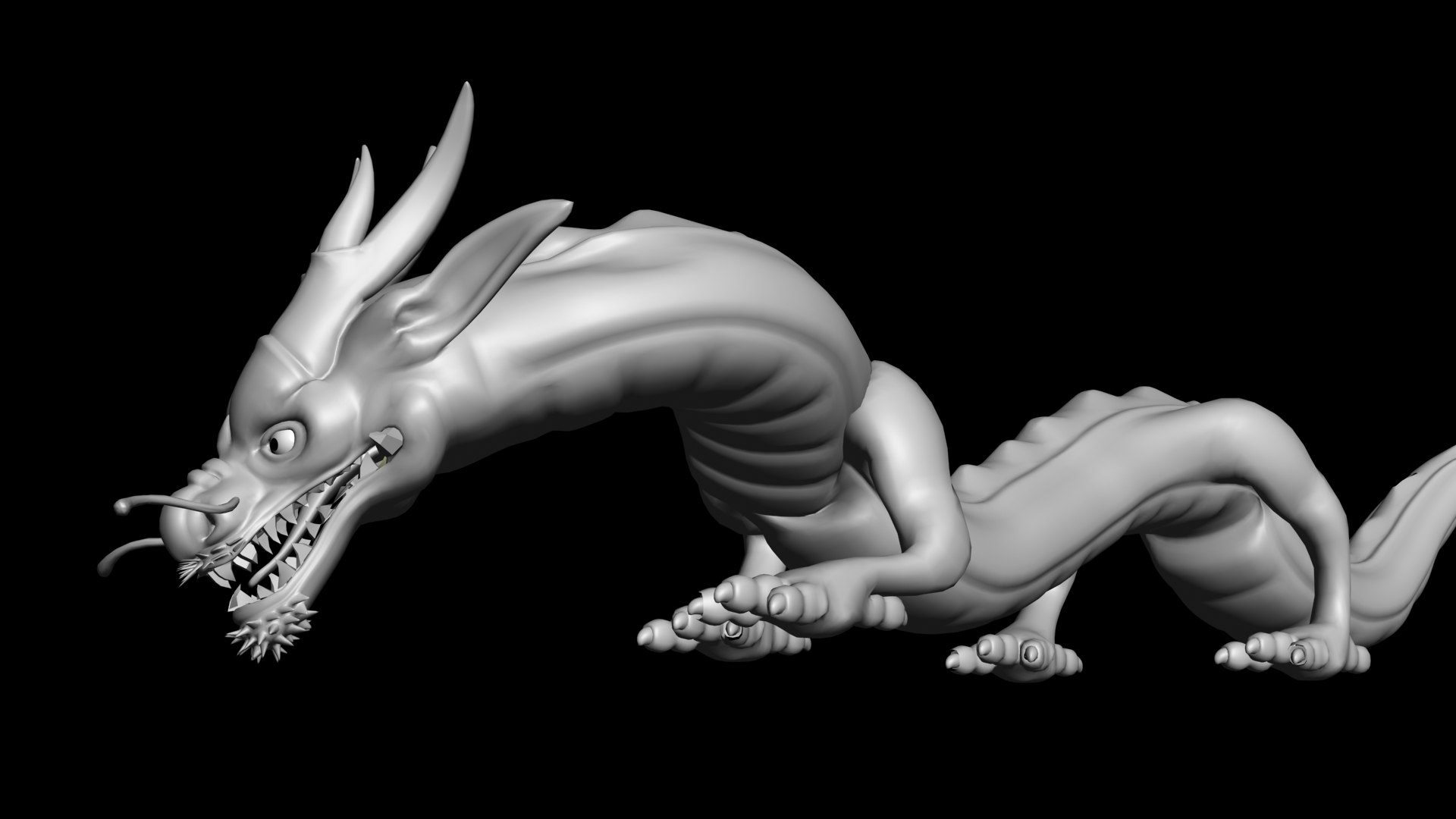 GREEN DRAGON RIG FINAL 3D model - TurboSquid 2032948