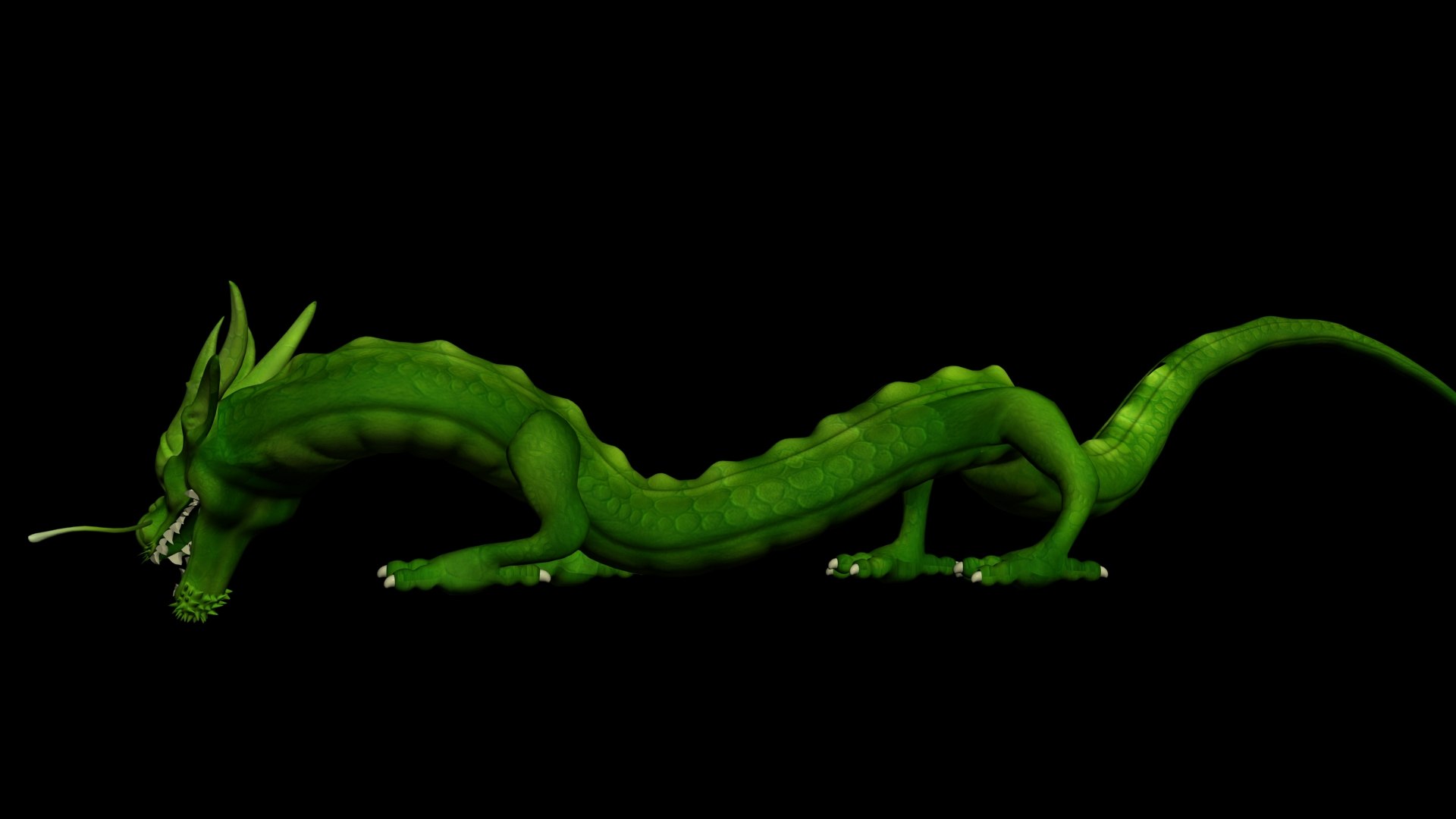 GREEN DRAGON RIG FINAL 3D model - TurboSquid 2032948