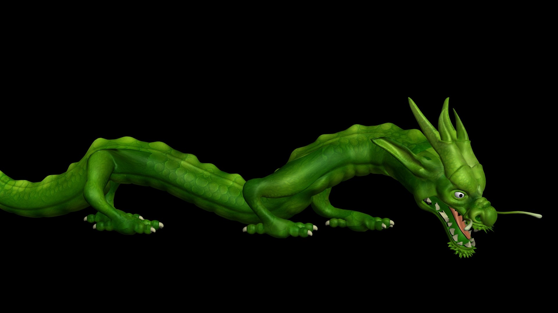 GREEN DRAGON RIG FINAL 3D model - TurboSquid 2032948