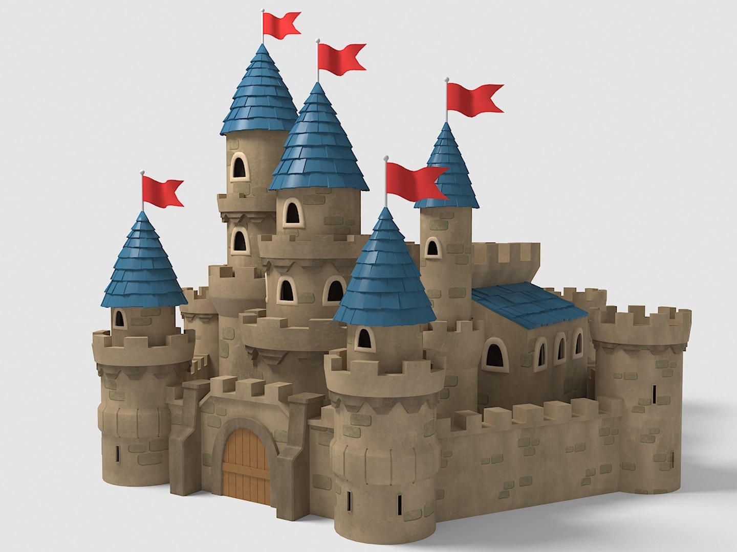 3D Castle - TurboSquid 1403339