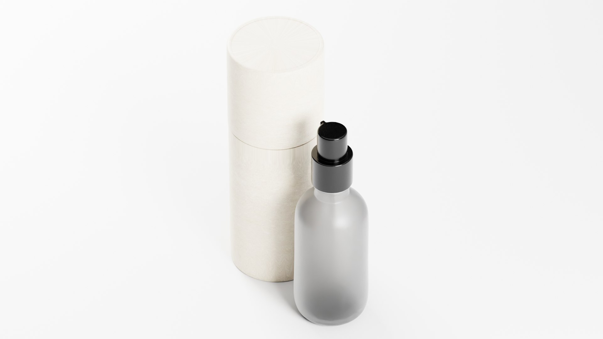 3D Pump Bottle And Paper Tube - TurboSquid 2273501