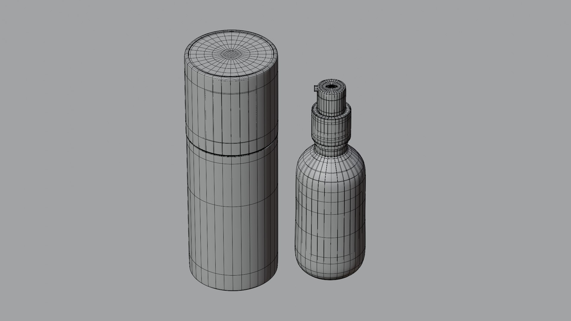 3D Pump Bottle And Paper Tube - TurboSquid 2273501