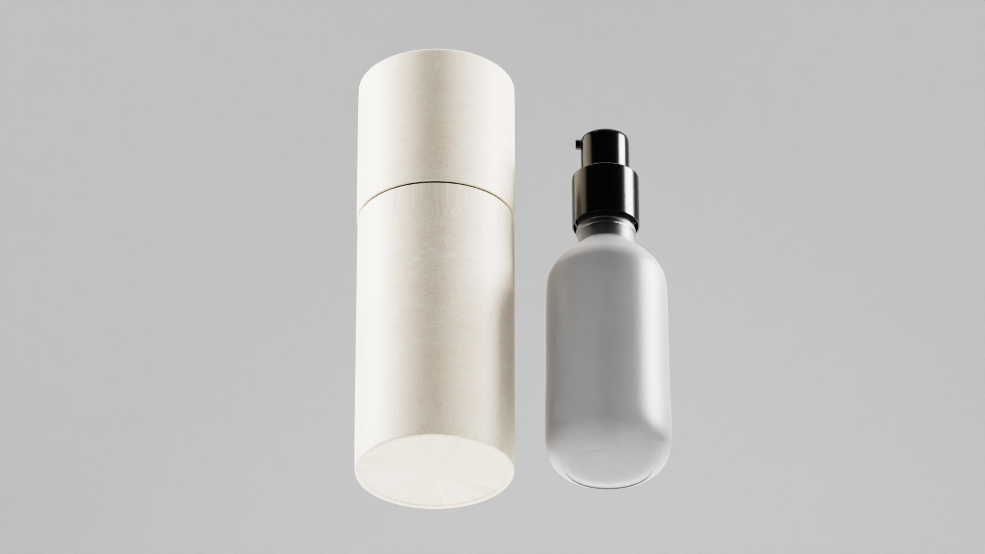 3D Pump Bottle And Paper Tube - TurboSquid 2273501