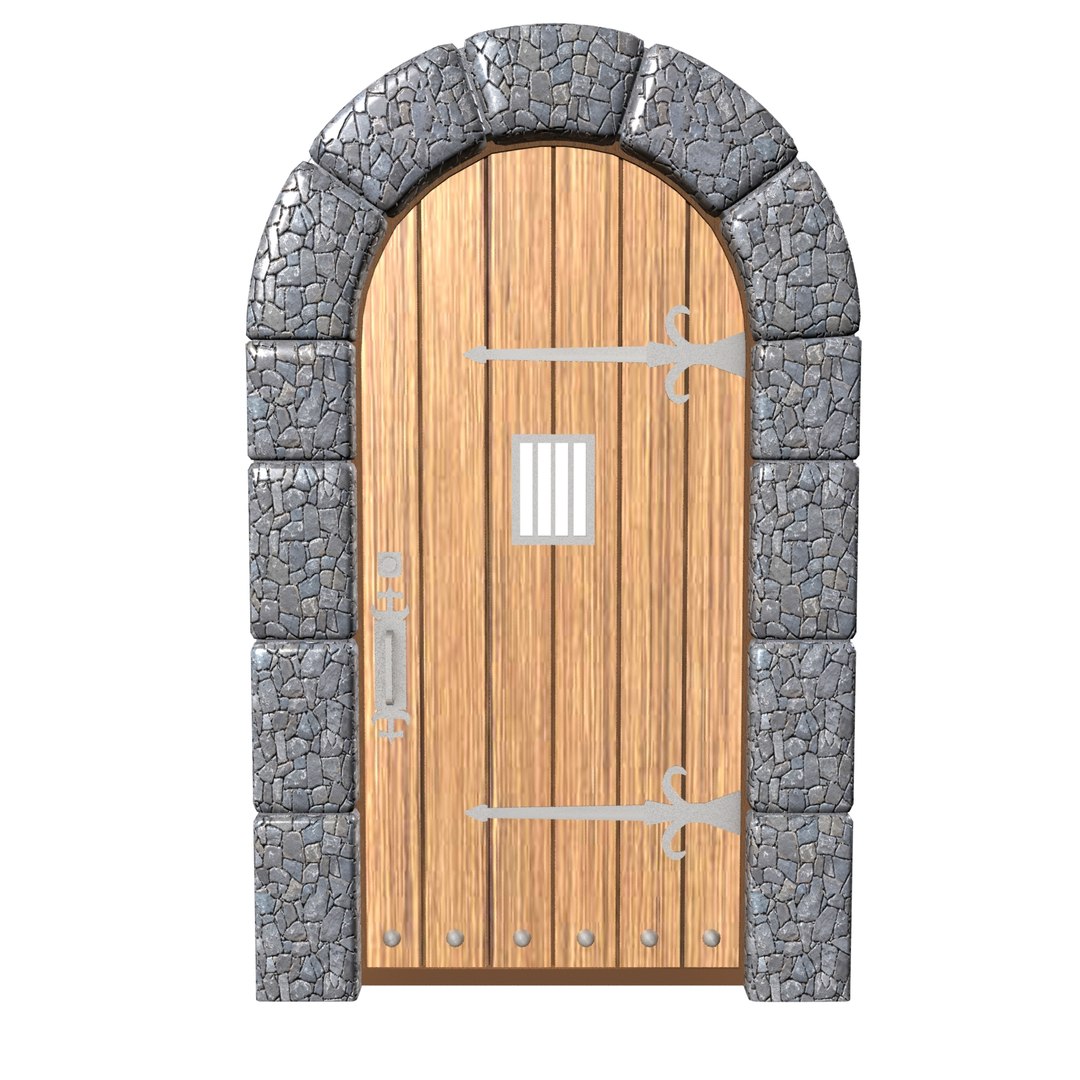 Medieval Gate Model - TurboSquid 1438588