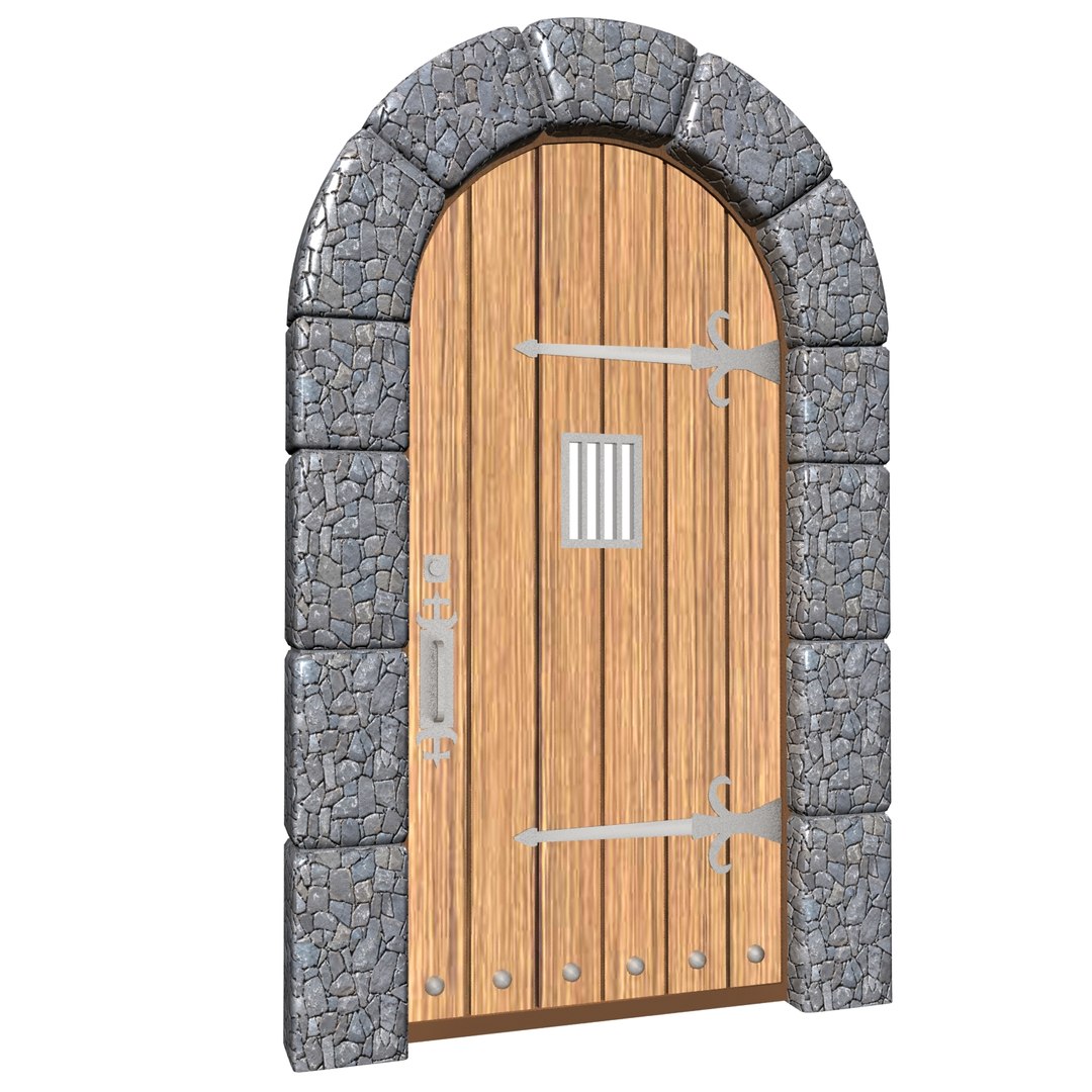 Medieval Gate Model - TurboSquid 1438588