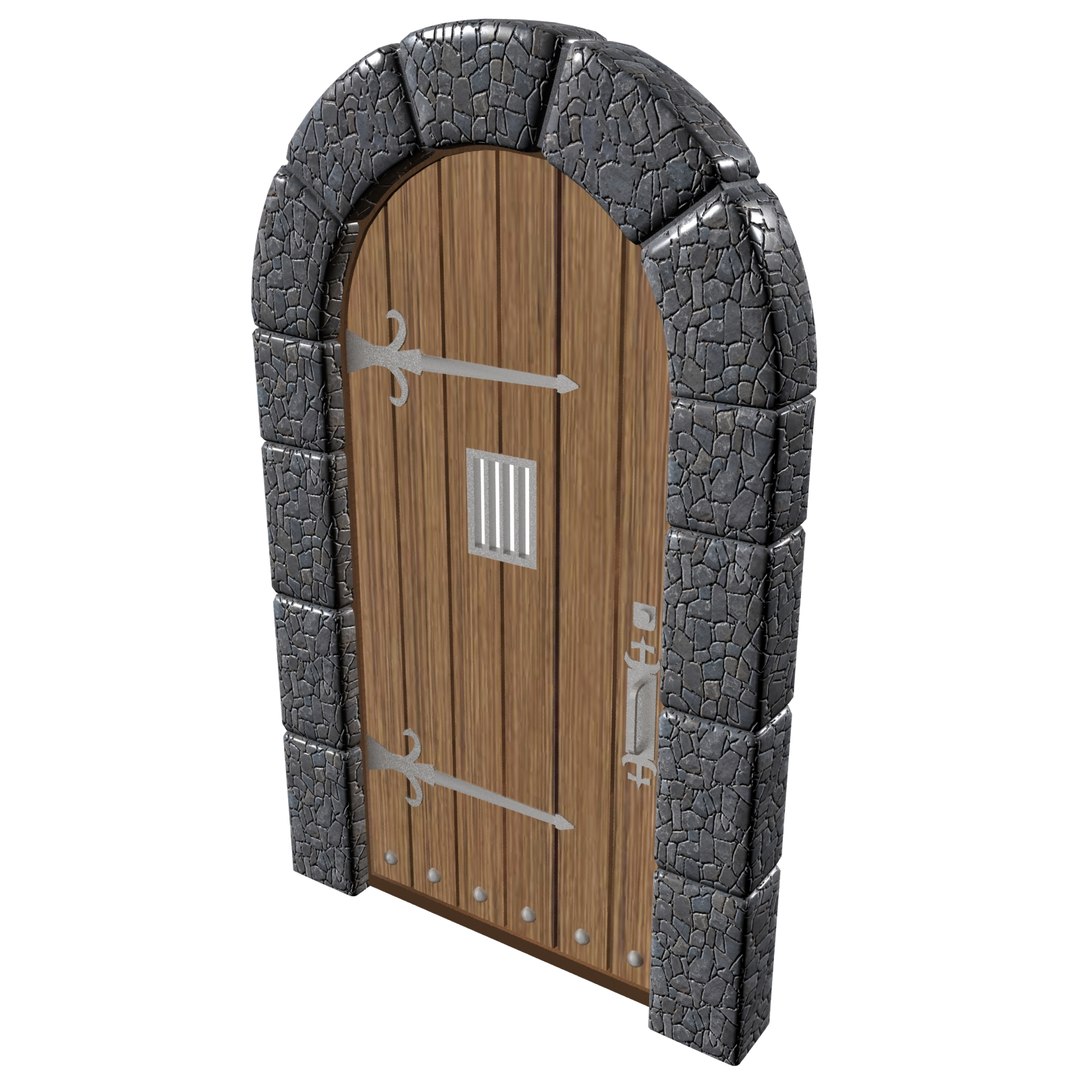 Medieval Gate Model - TurboSquid 1438588