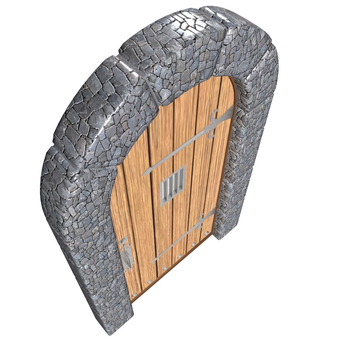 Medieval Gate Model - TurboSquid 1438588