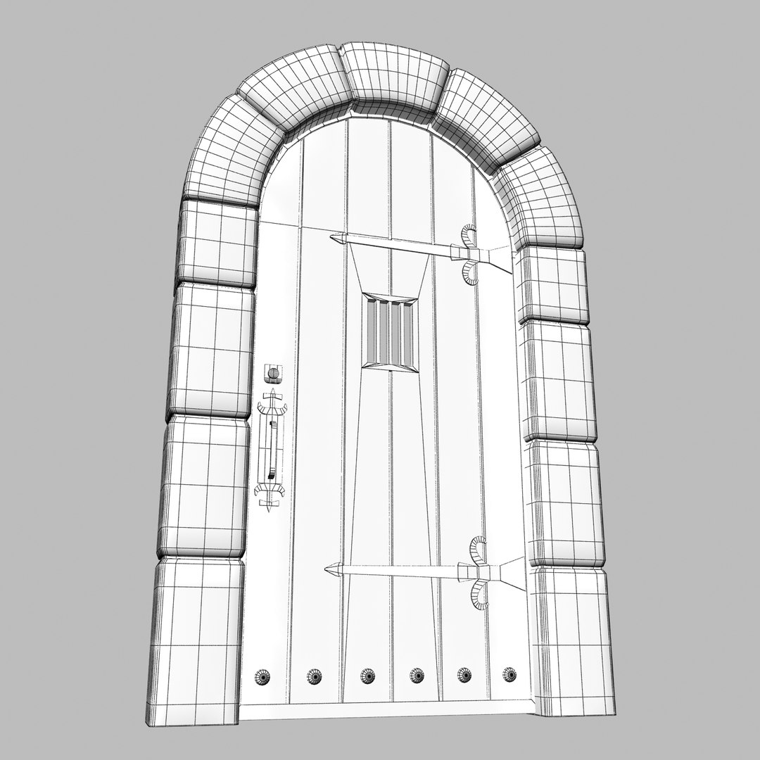 Medieval Gate Model - TurboSquid 1438588