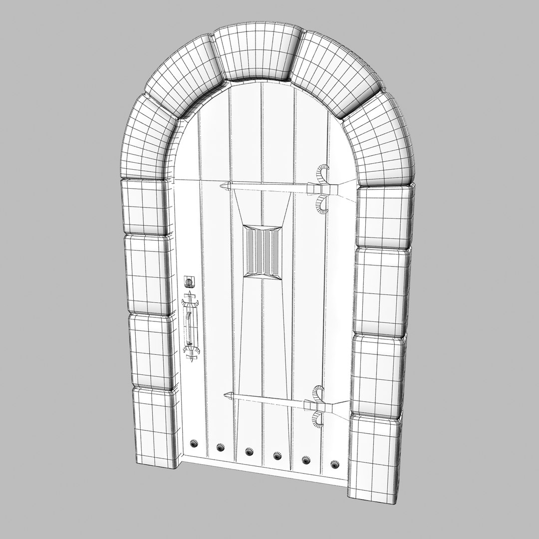 Medieval Gate Model - TurboSquid 1438588