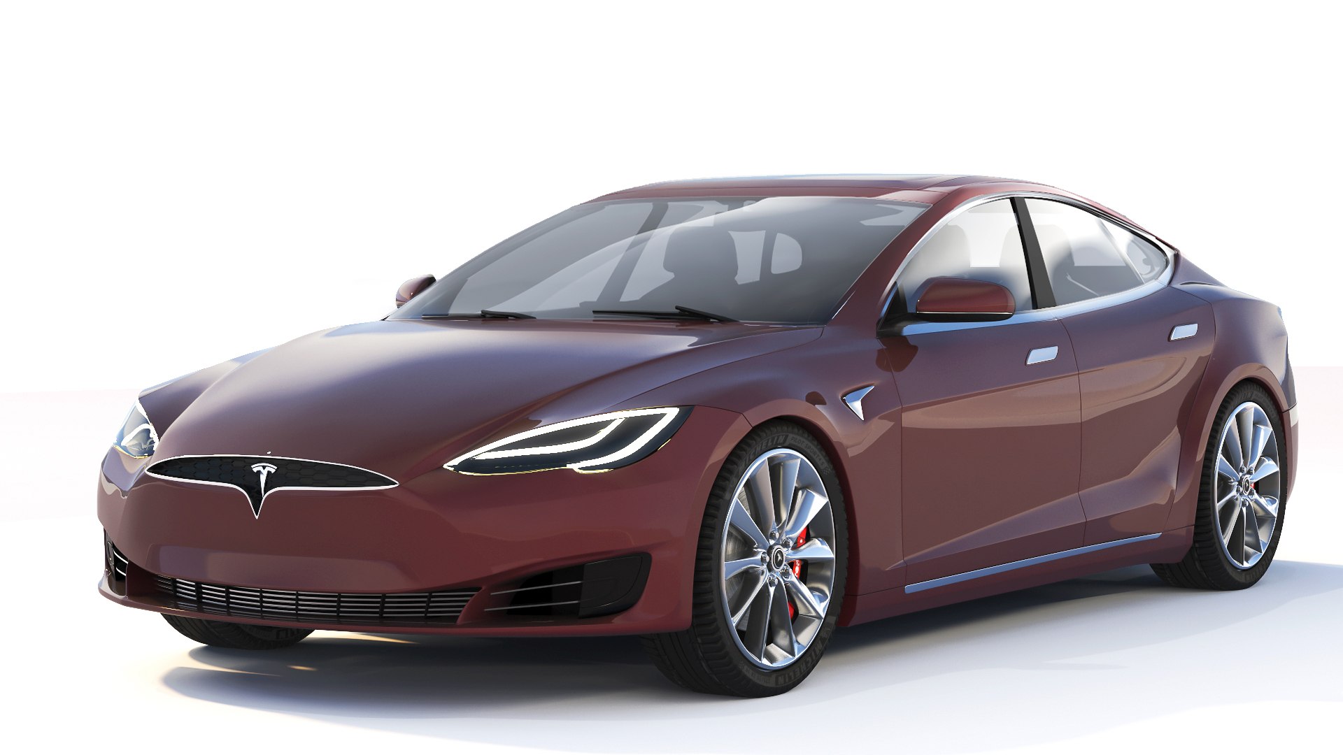 Tesla Model S P100D 2016 3D Model - TurboSquid 1894859