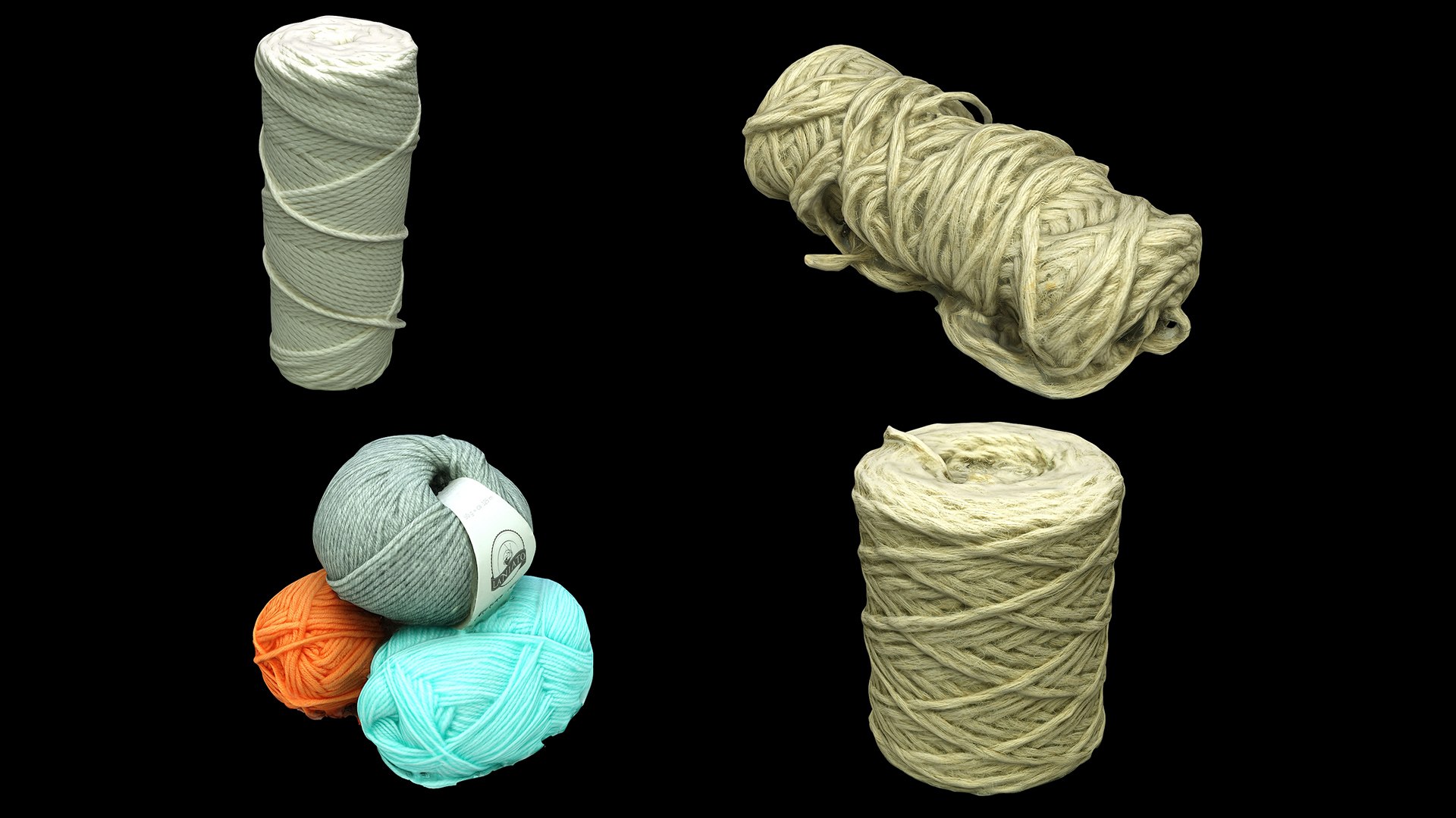 3D Yarn Collection 03 - TurboSquid 1974612