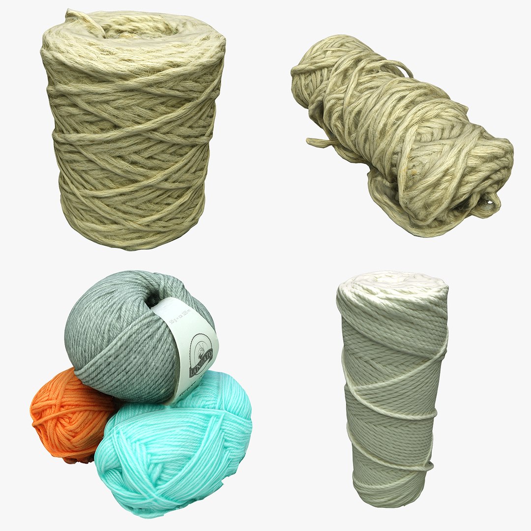 3D Yarn Collection 03 - TurboSquid 1974612