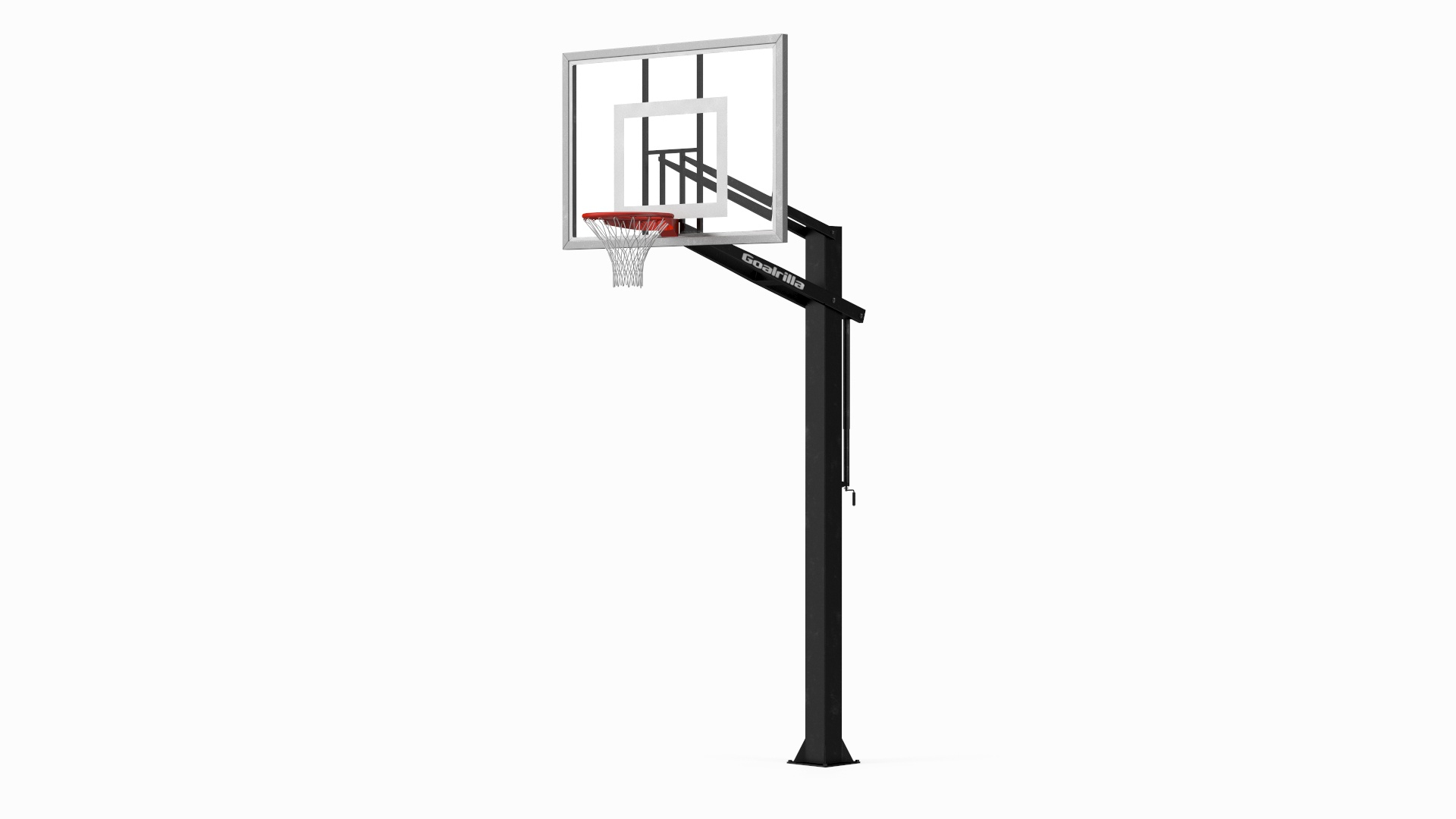 3D Outdoor Basketball Hoop Stand Model - TurboSquid 2189689
