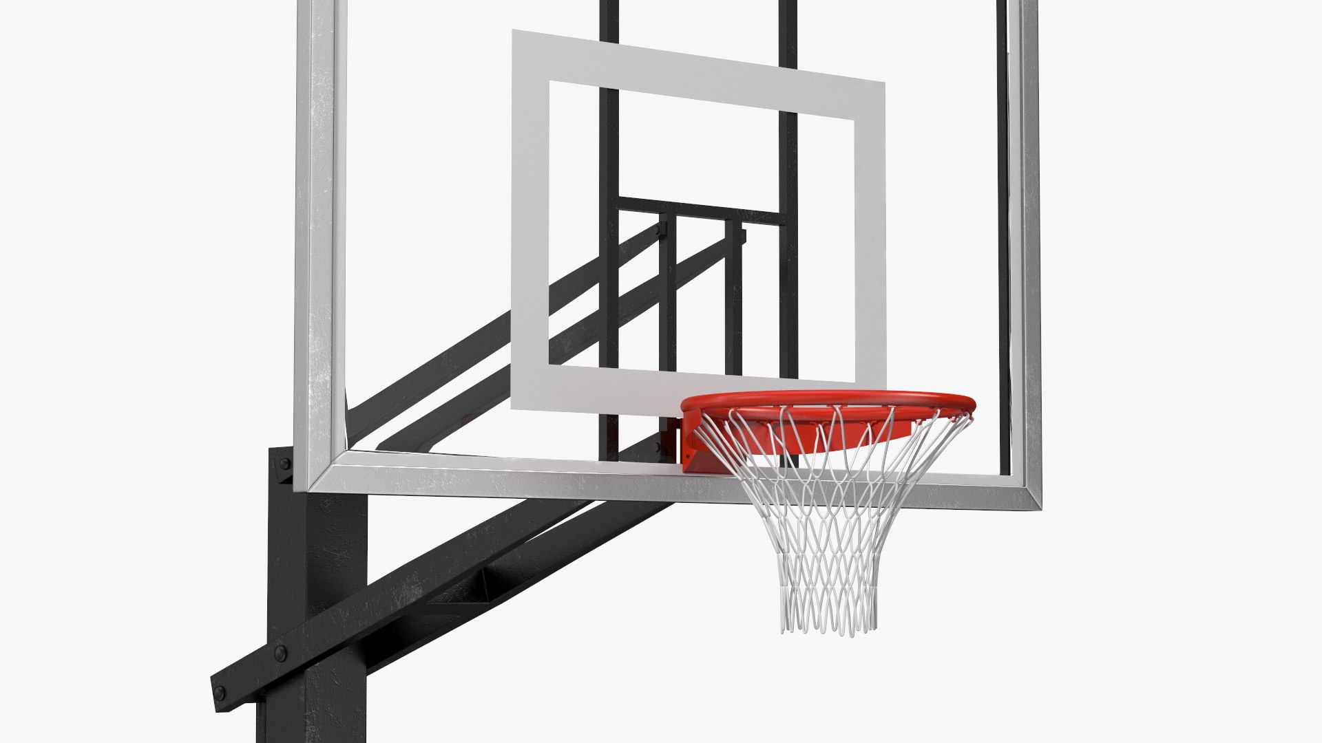 3D Outdoor Basketball Hoop Stand Model - TurboSquid 2189689