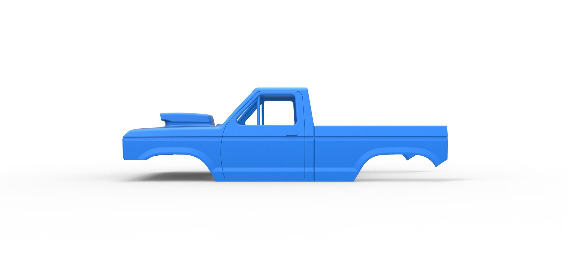 Diecast Shell Of Mud Dragster 4wd Version 2 Scale 1 To 25 3D Model ...