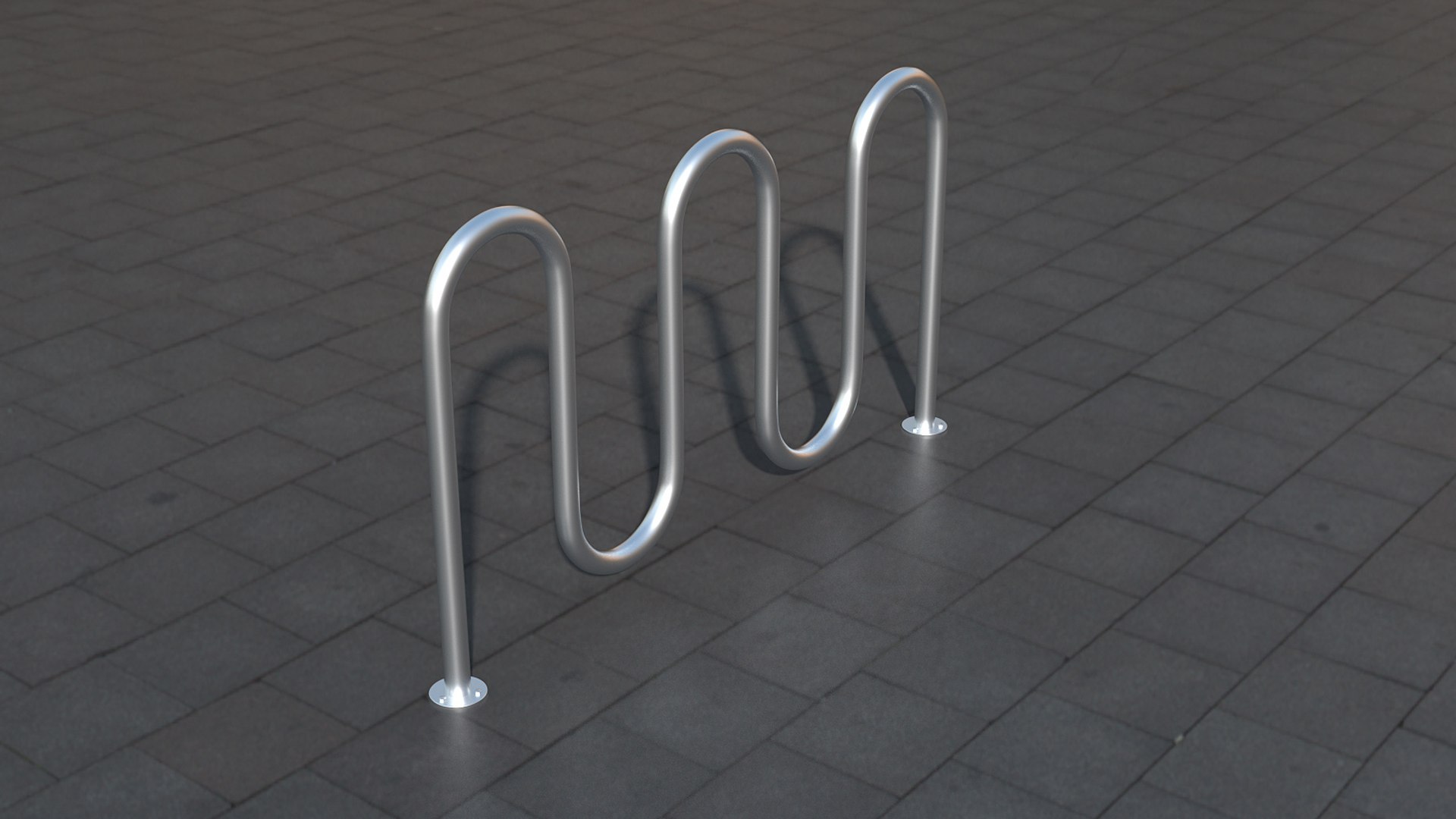 Bike racks 3D model - TurboSquid 1350734