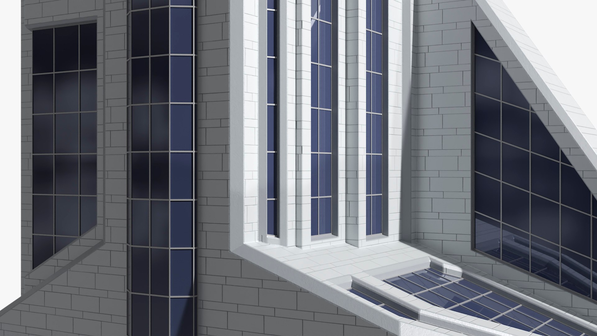 3D Model Futuristic Skyscraper Building - TurboSquid 2330153