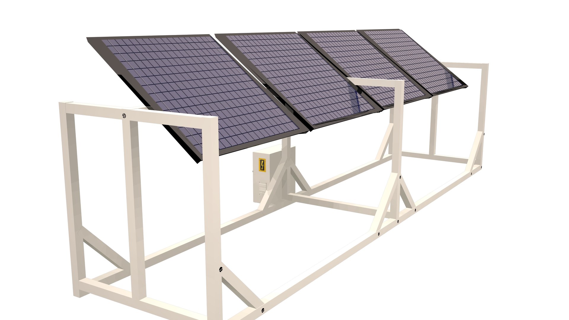 Solar Panel Model - TurboSquid 1435879