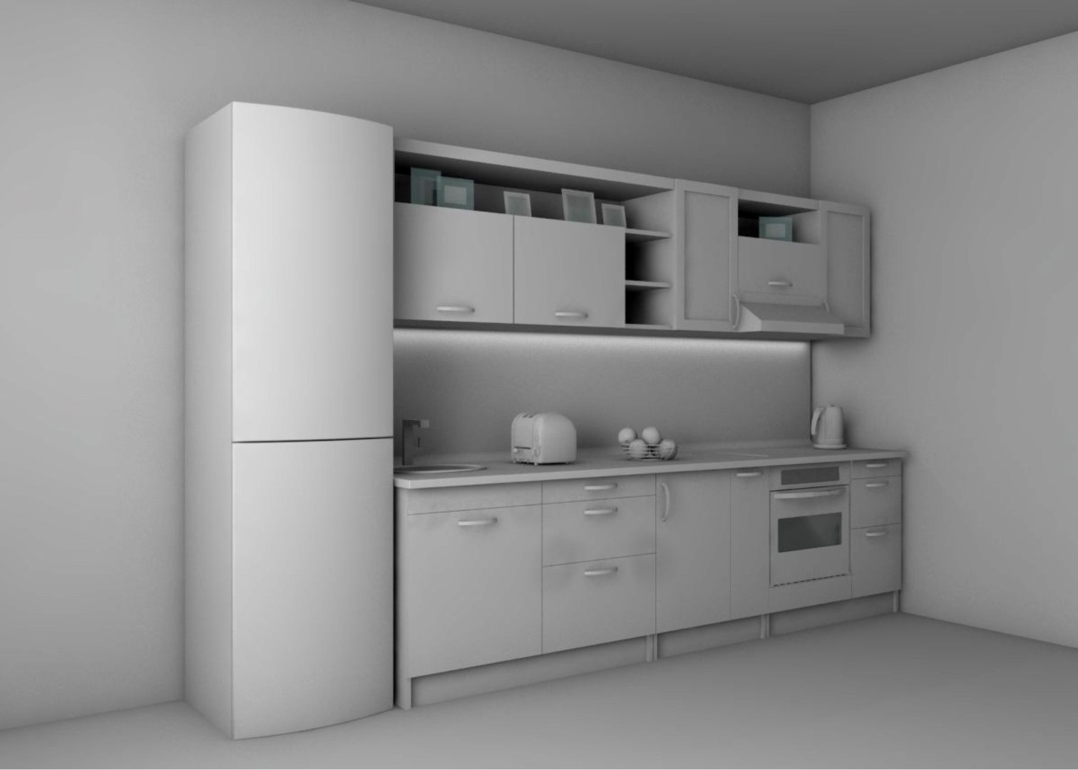 3d Kitchen Design Interior