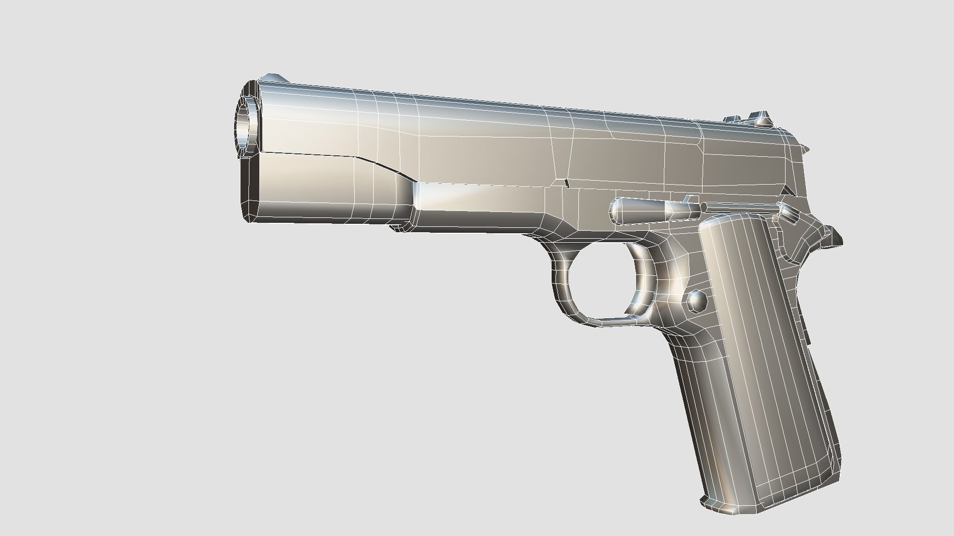 Colt 1911 Pbr 3D Model - TurboSquid 1349560