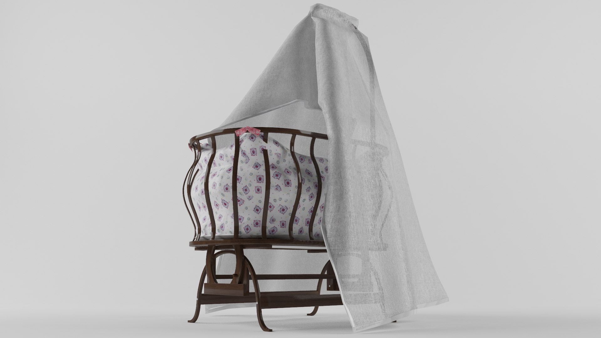 Baby Crib 3D Model - TurboSquid 1785701